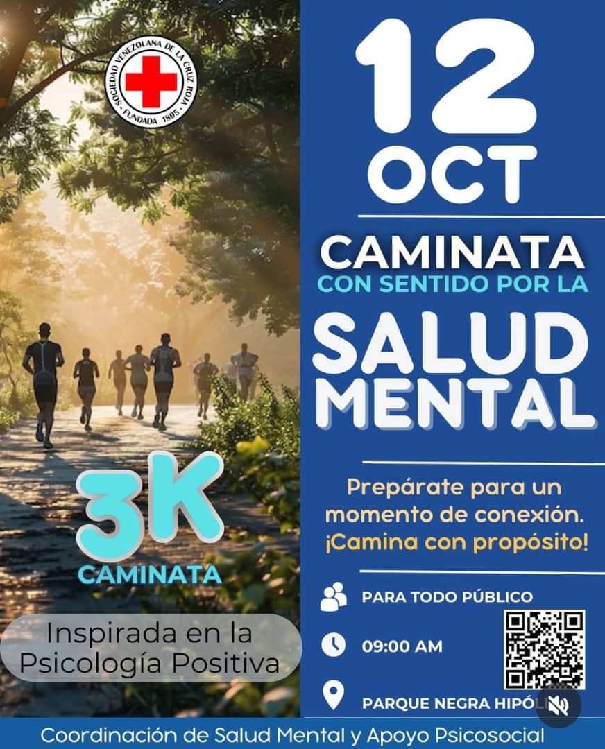 Caminata por la Salud Mental – Cruz Roja Venezolana Filial Valencia